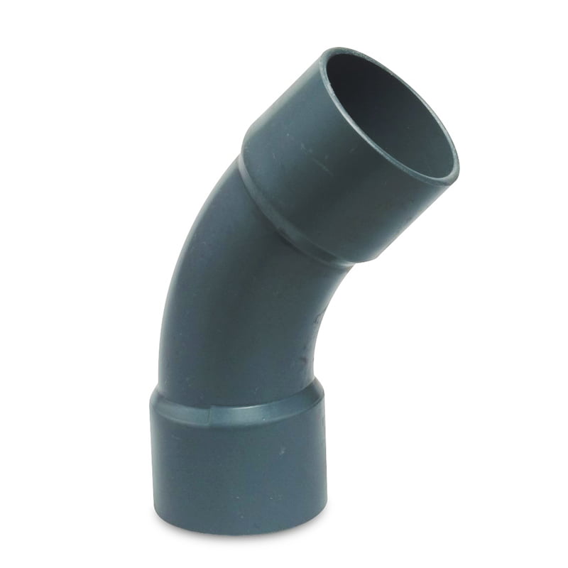 PVC böj 45° lång - Limkoppling 50 mm