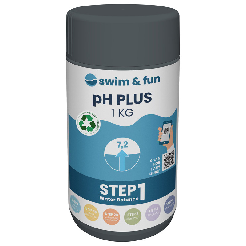 Pool PH Plus 1 kg - Höj Ph i poolen - Kampanjpris se våra erbjudanden